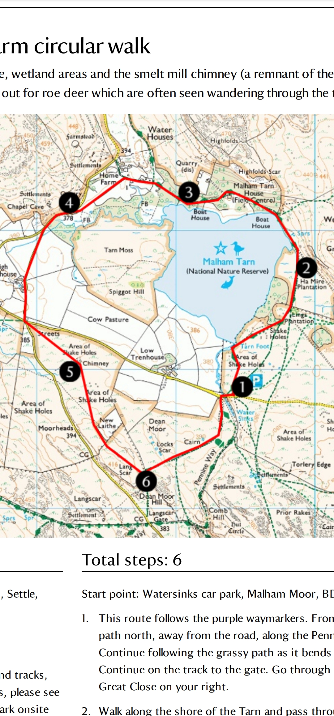 Malham Tarn Upland Farm Circular walk 4.5 miles. – Wellness Walks